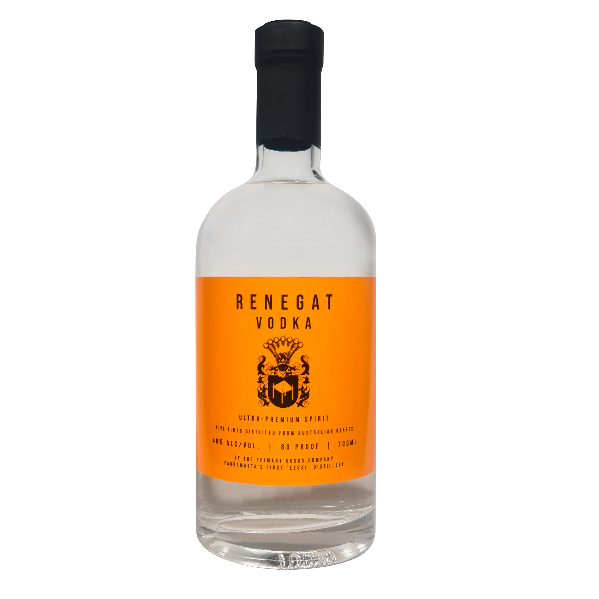 VODKA Renegat Ultra-Premium Vodka l | The Primary Goods Company